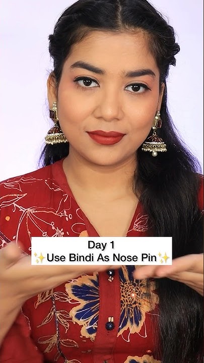 Use Bindi As Nose Pin | Pro Mua Tips | #hack #makeuptips #makeuphacks # ...