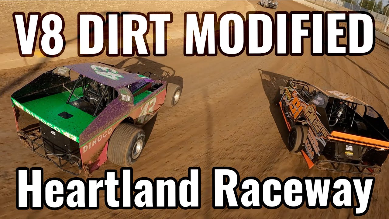 V8 Dirt Modified at Heartland Raceway Moama - YouTube