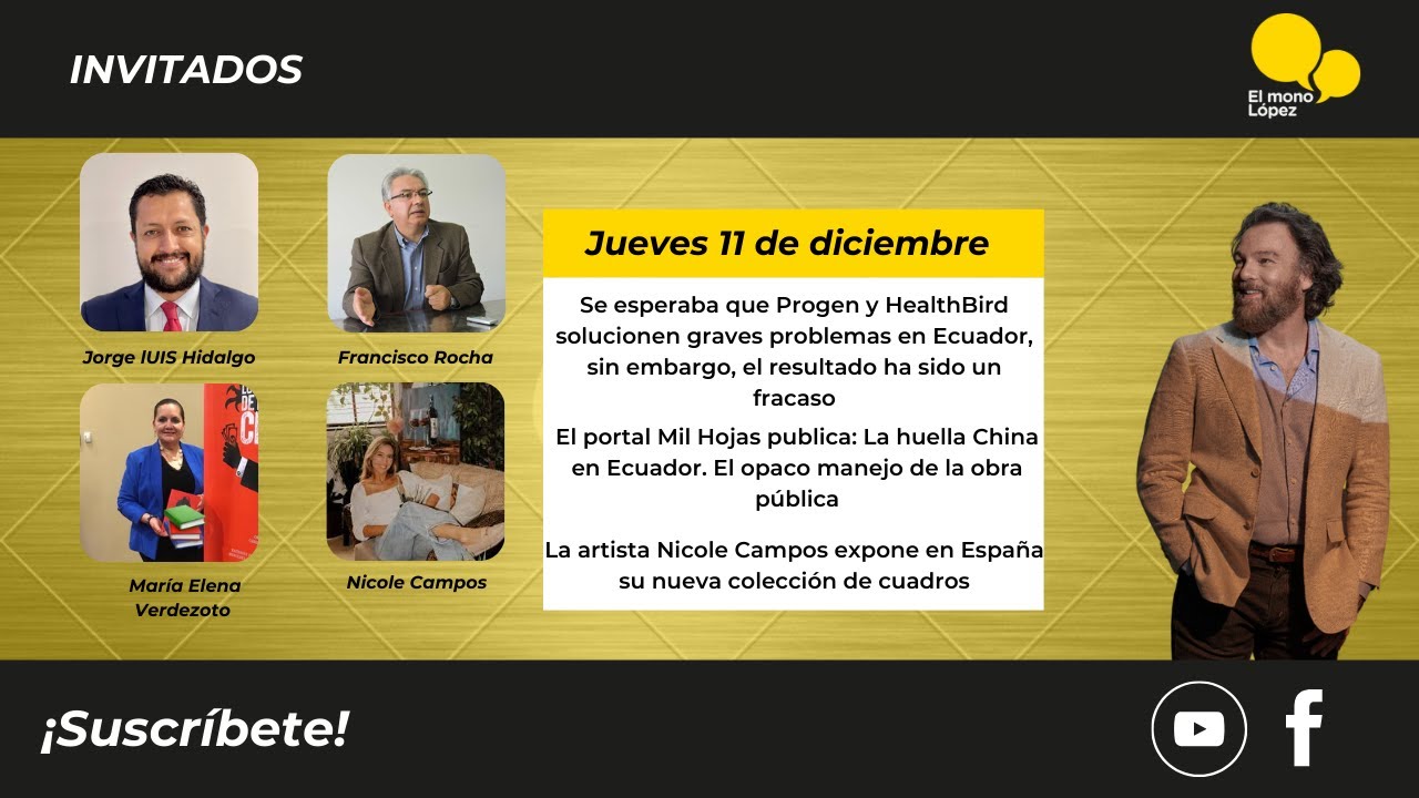 AML:María Elena Verdezoto, Jorge Luis Hidalgo, Francisco Rocha, Nicole ...