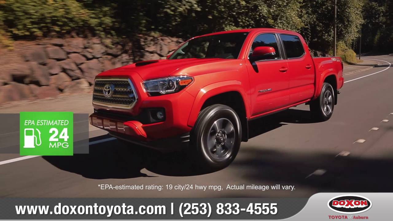 2017 Toyota Tacoma Review | Doxon Toyota of Auburn - YouTube
