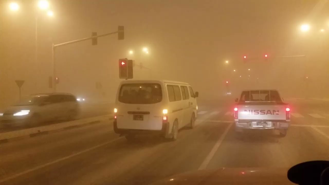Doha Qatar Sand Dust storm - YouTube