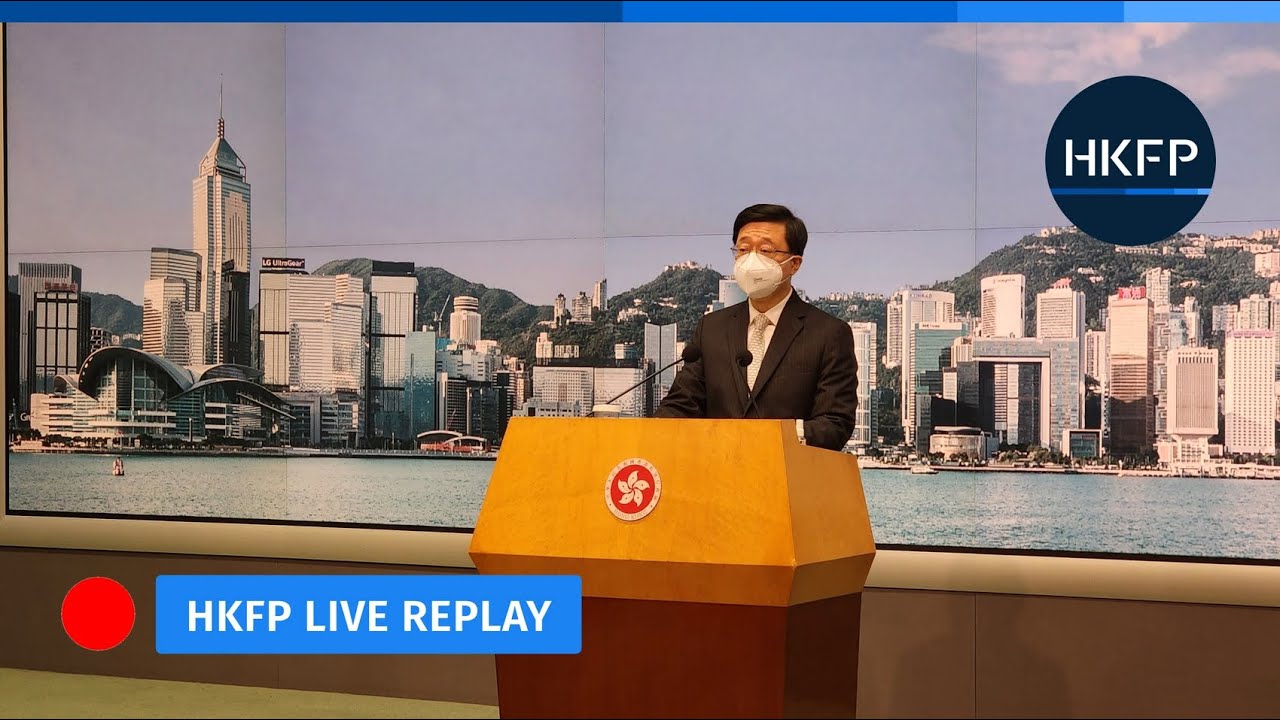 HKFP_Live: Hong Kong officials meets the press [English interpretation ...