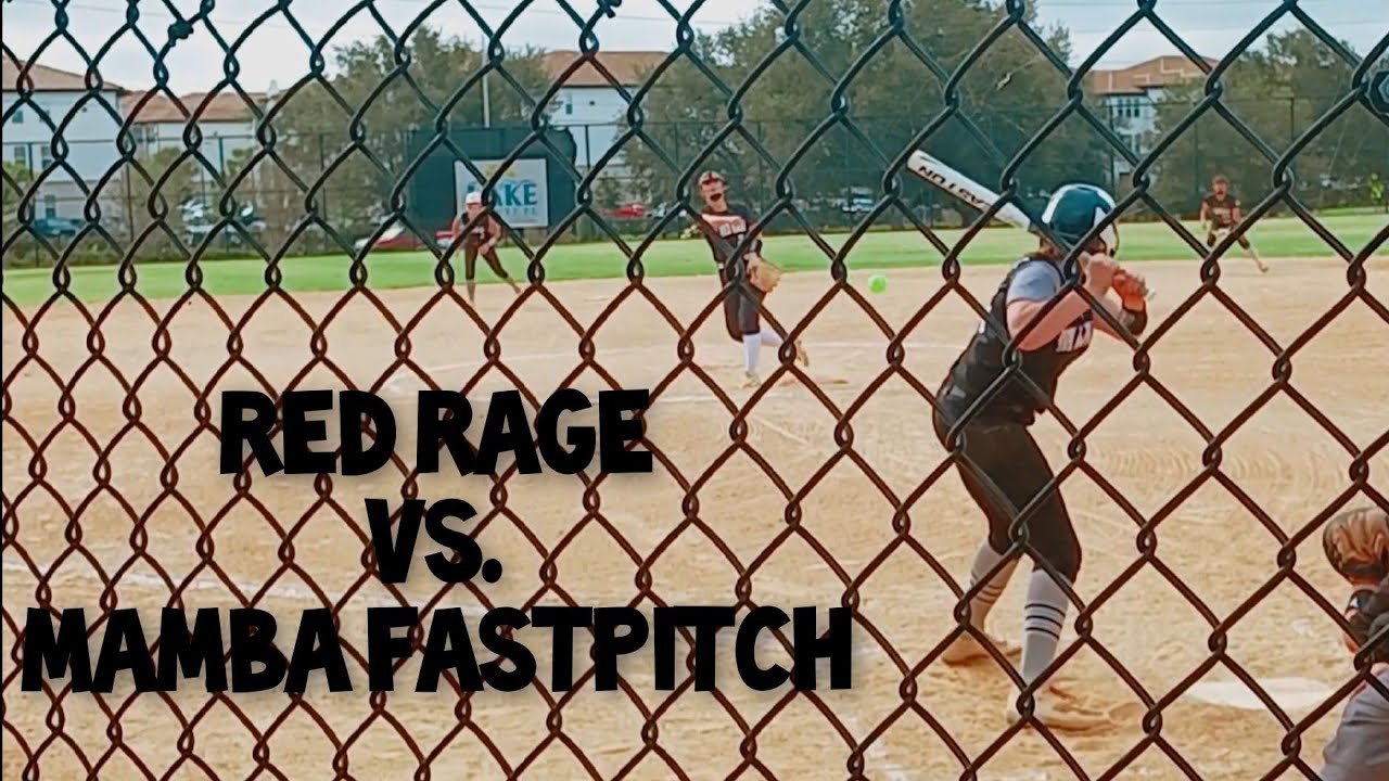 Red Rage vs. Mamba Fastpitch (2-0) - YouTube