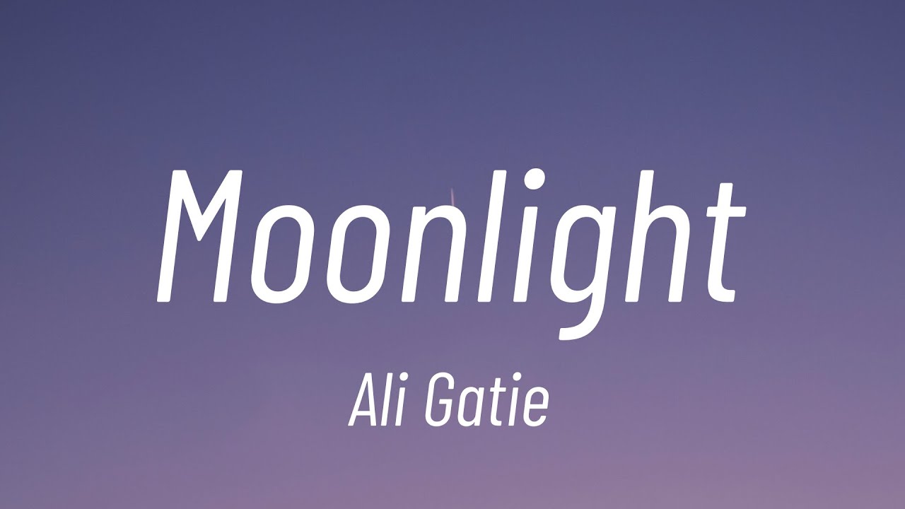 Ali Gatie - Moonlight (Lyrics) - YouTube