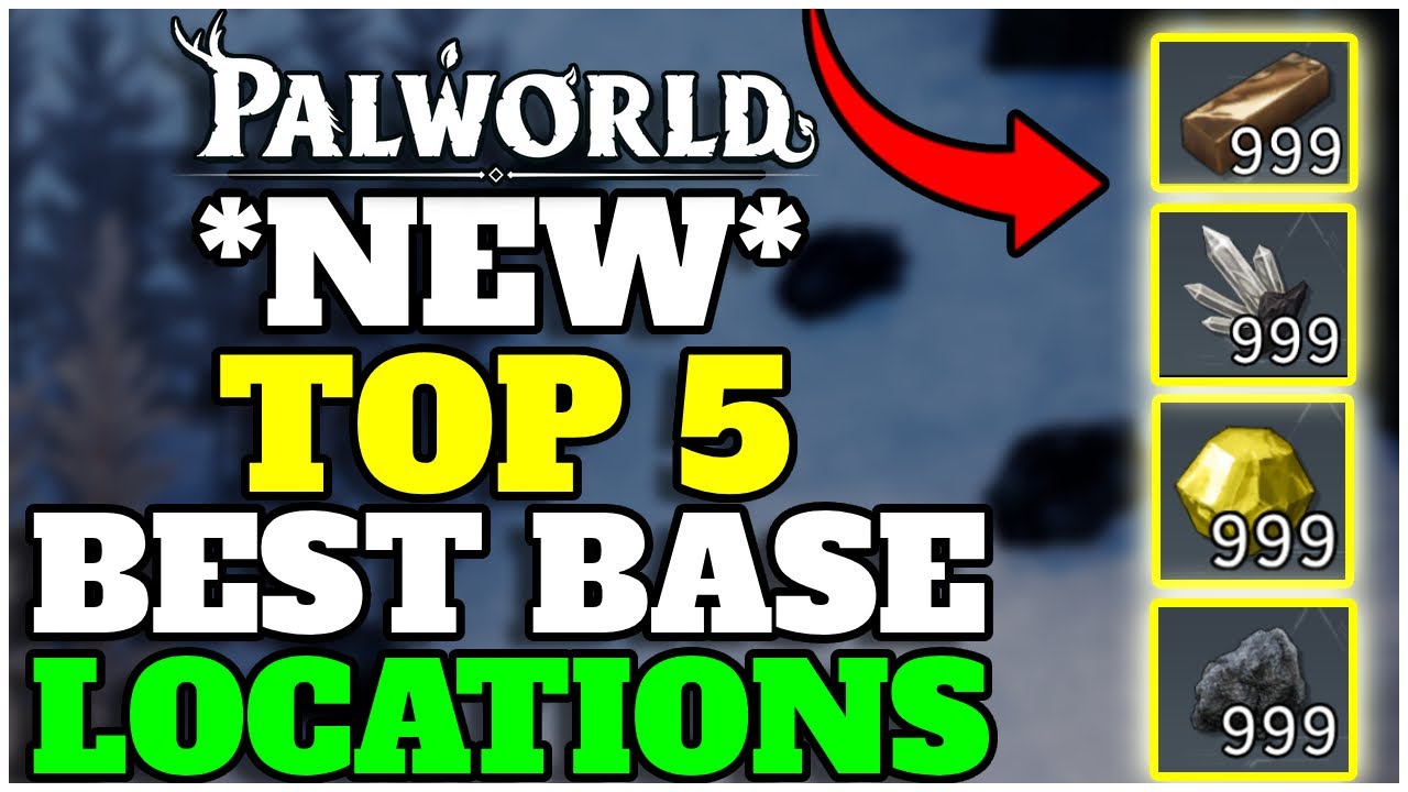 *NEW* Best Palworld Base Locations! INFINITE Palworld Ore Farm! - YouTube