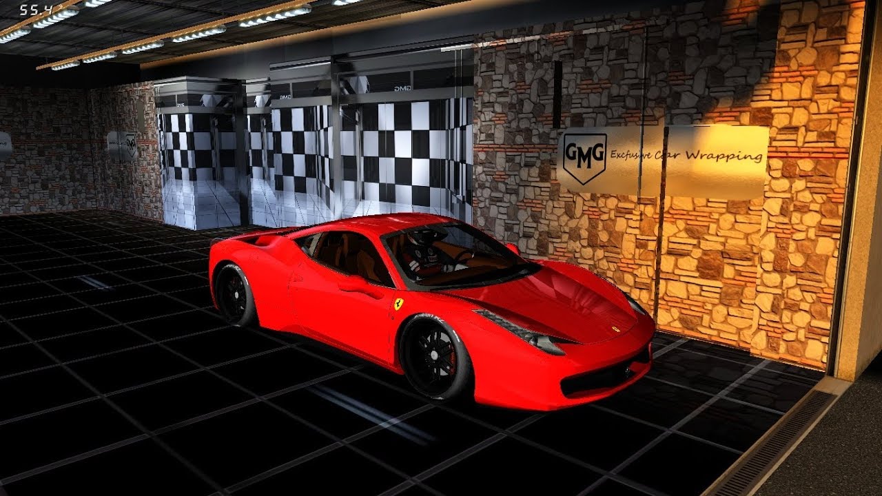 LFS Ferrari 458 İtalia 🔴HD Ultra Settings🔴 - YouTube