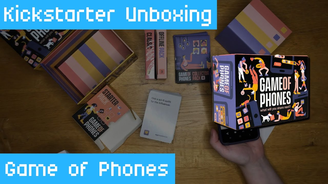 Kickstarter Unboxing - Game of Phones - YouTube