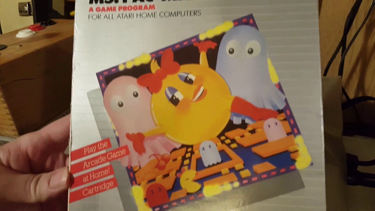 Ms. Pac-Man on The Atari 800 - YouTube