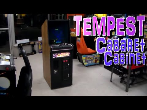 Atari's Famous TEMPEST Arcade Machine In The Lesser Known CABARET ...