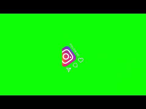 Instagram Follow Button | Green Screen | Green BackGround Screen (No Copyright)