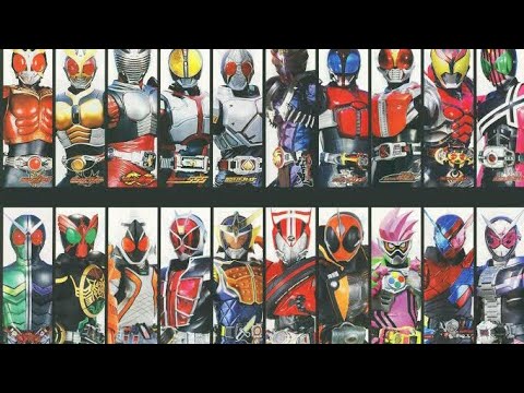 Kamen Rider All First Rider Henshin (Kuuga-Zio) Part 1