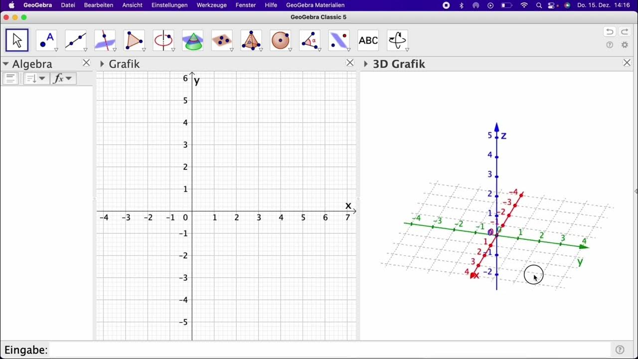 GeoGebra Tutorial - Analytische Geometrie - Grundeinstellungen und Punkte im Raum - YouTube