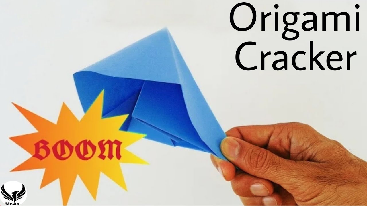 How to make a Origami cracker | Mr.AS | | AATHI | | Origami | | PAPER ...