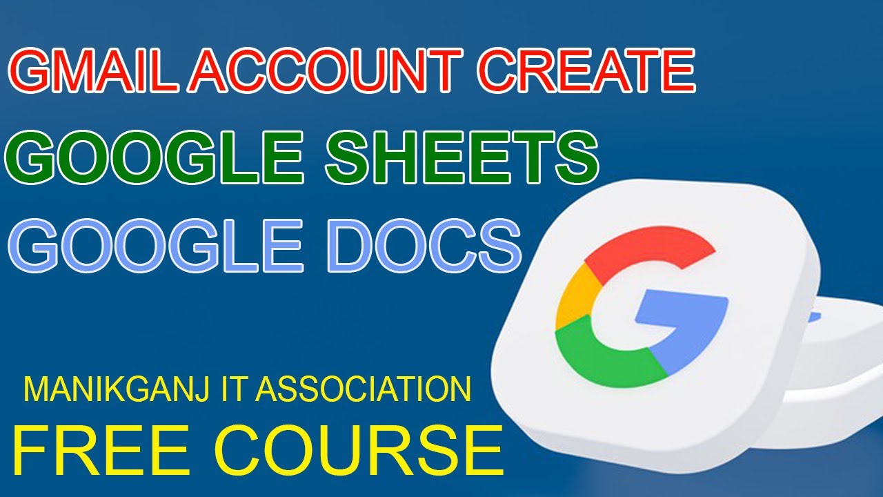 How To Create Gmail, Google Docs & Google Sheets - YouTube