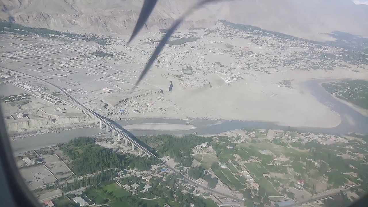 Beautiful Landing at Gilgit Airport - YouTube