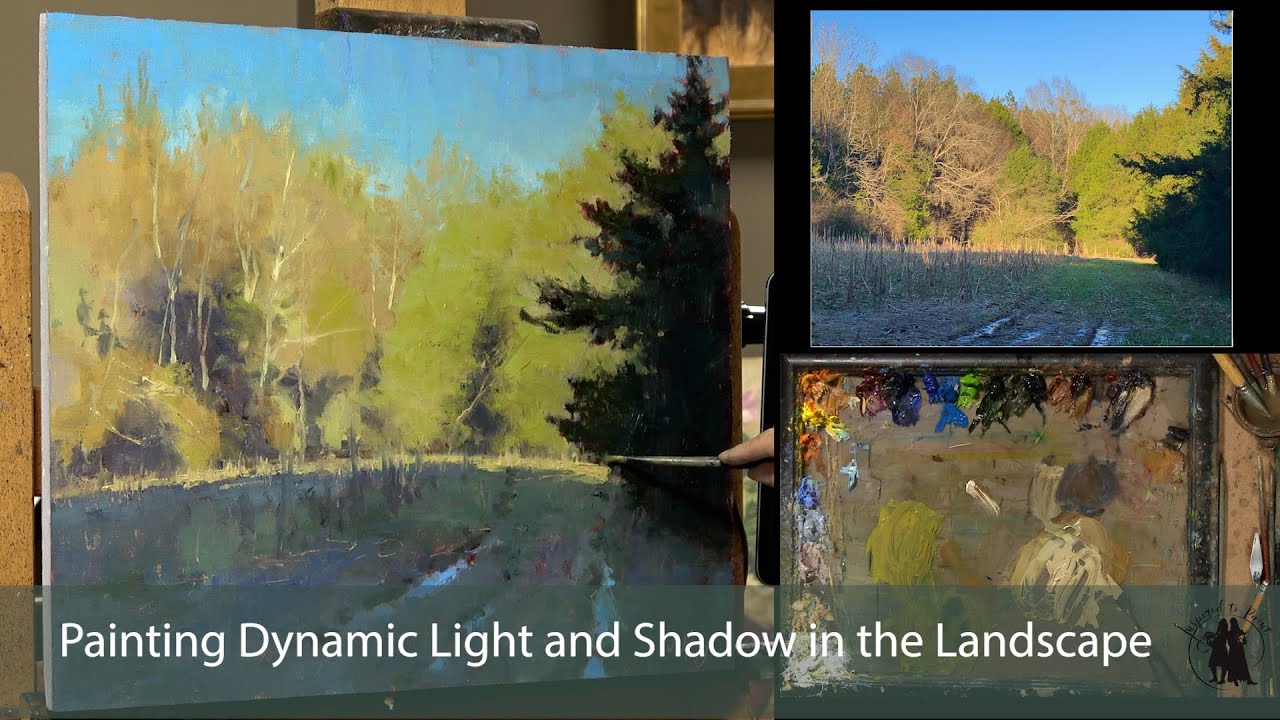 Time lapse Painting Dynamic Light and Shadow in the Landscape with ...