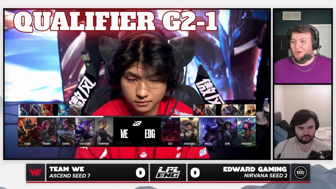 WE vs EDG - Game 1 | Qualifier S15 LPL Summer Playoffs 2025 | Team WE vs Edward Gaming G1 full ...