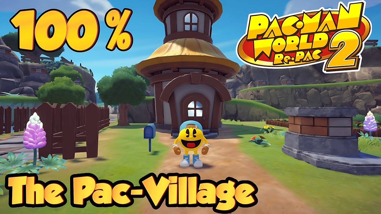 PAC-MAN WORLD 2 Re-PAC Pac-Village 100% All Fruits Guide | 1080p Full ...