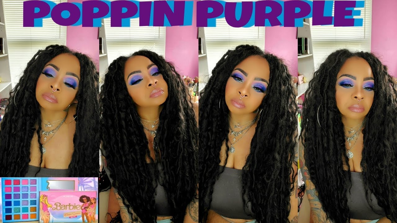 EASTER GLAM FEATURING THE GLAMLITE BARBIE PALETTE|lelilivinglife - YouTube