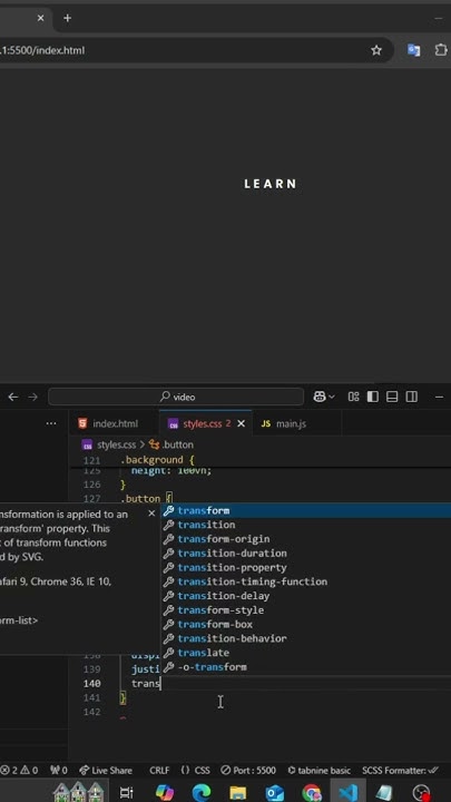 Button Hover Html Css Javascript Shortvideo Software Html Css Javascript Shorts Youtube