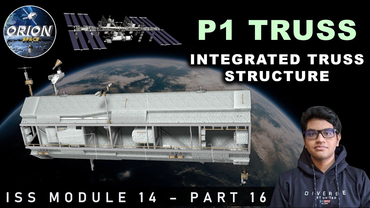 P1 PORT TRUSS | ISS MODULE 14 | Part of the ITS | ORION SPACE | Prince ...