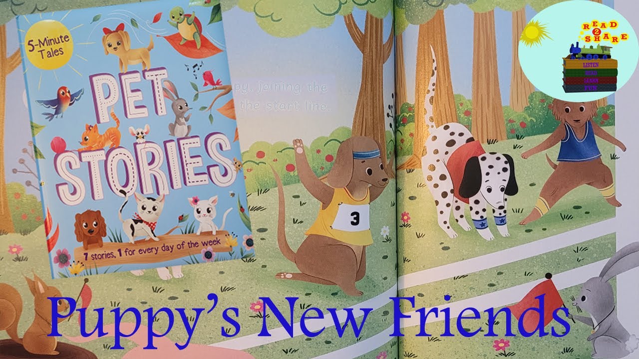 Puppy's New Friends | PET STORIES | 5 MINUTE TALES - YouTube