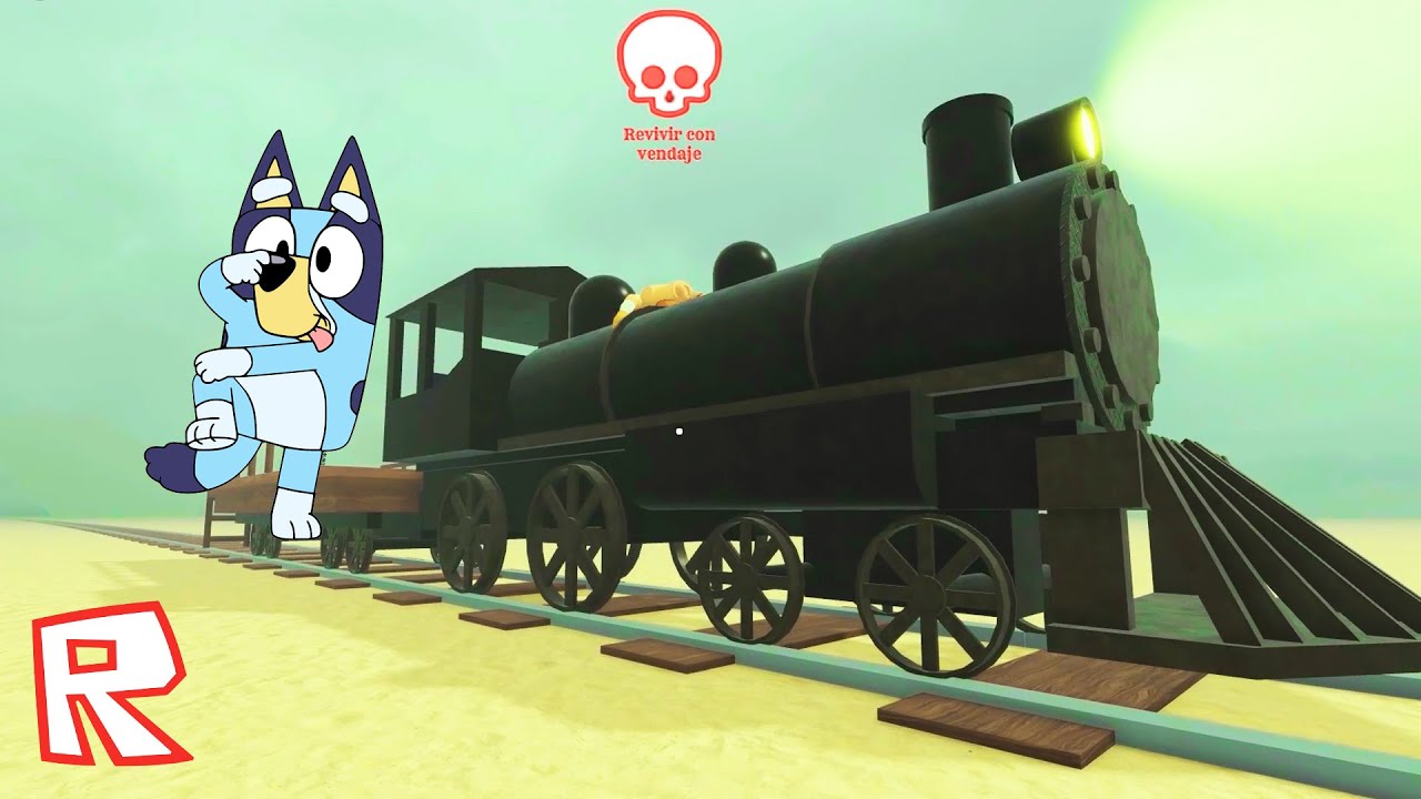 VIAJE EN DEAD RAILS CON BLUEY Y BINGO EN ROBLOX! 😱 - YouTube