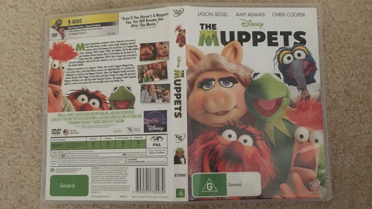 Opening and Closing To "The Muppets" (Disney) DVD Australia (2012 ...