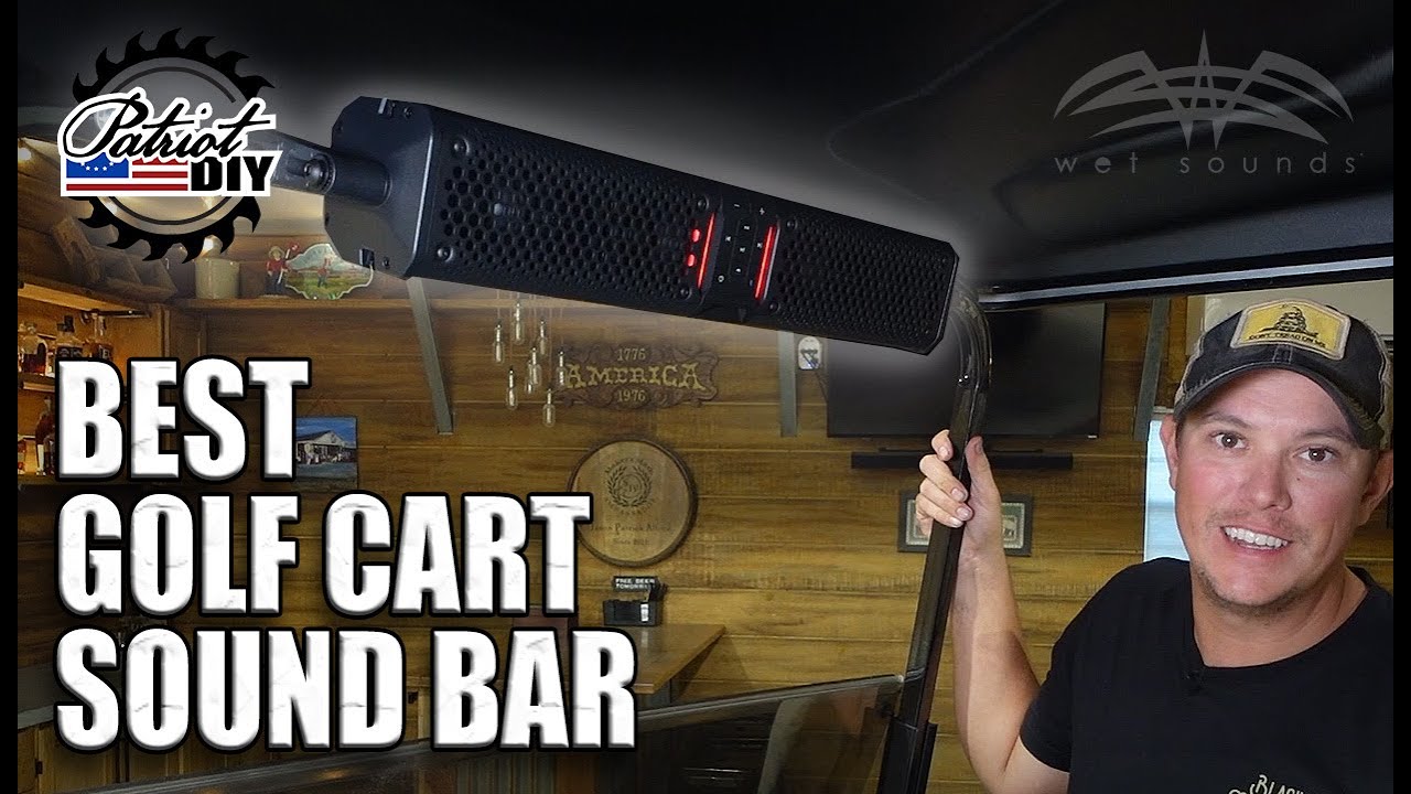 BEST Golf Cart Sound Bar / WetSounds Stealth XT 6-B - YouTube