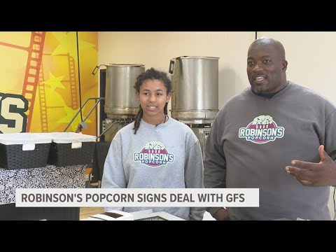 Family-owned popcorn business partners with Gordon Food Service - YouTube