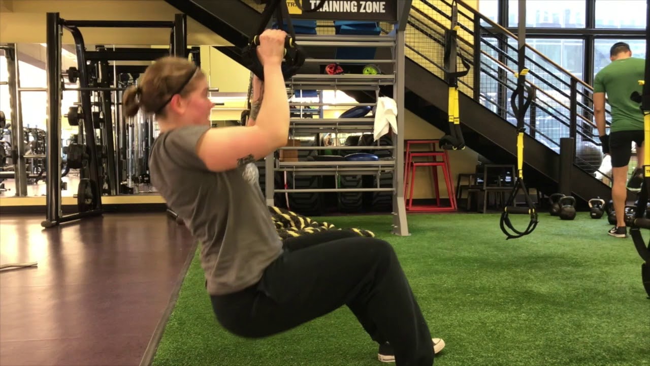 TRX Level 1 Chin up - YouTube