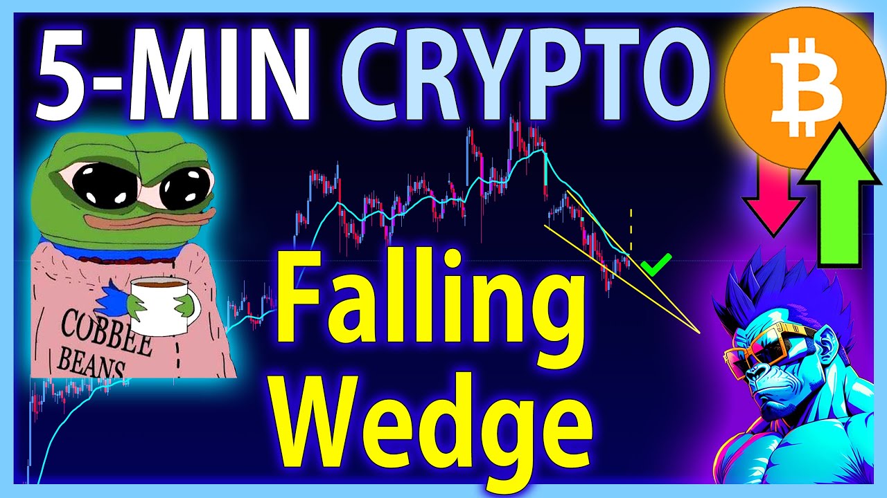 5-MIN CRYPTO: FALLING-WEDGE PATTERN May Slow Bitcoin BEARS Down! For ...