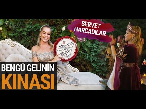 Bengü gelinin olağanüstü kınası! Servet harcadılar