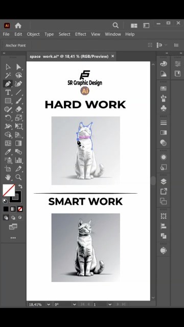 Hard Work vs SMART Work in Illustrator! 🧠 Image Trace Tip #Shorts - YouTube
