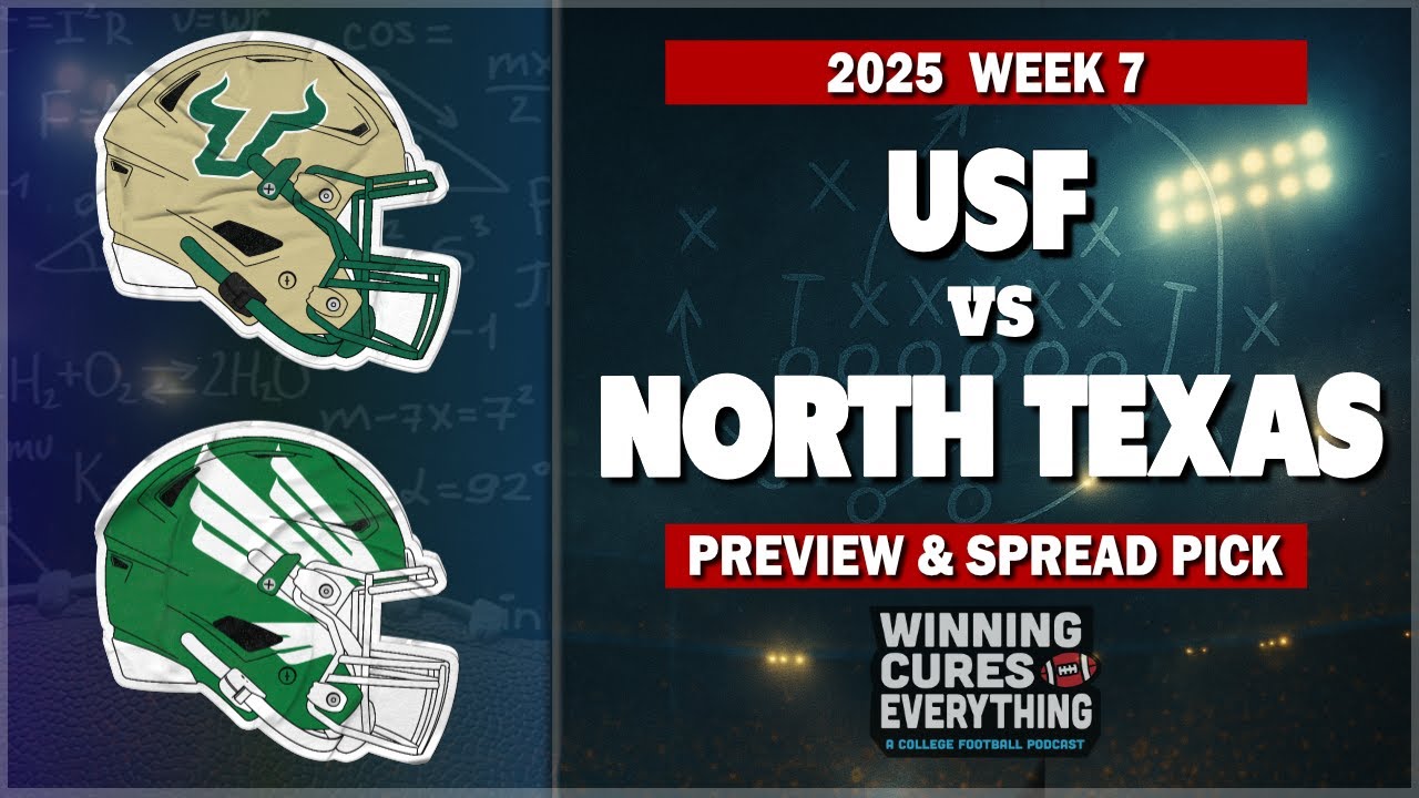 USF vs North Texas Prediction Against the Spread 2025 College Football ...