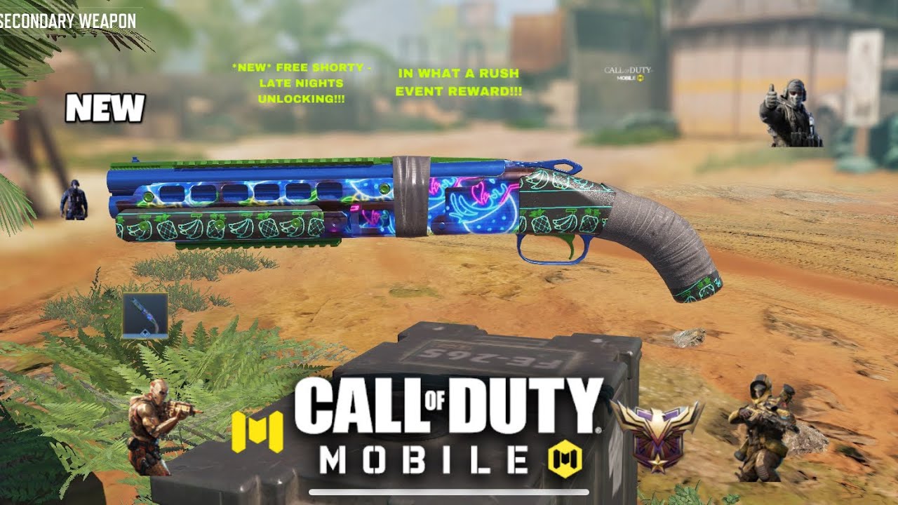*NEW* FREE SHORTY - LATE NIGHTS UNLOCKING ON COD MOBILE ...