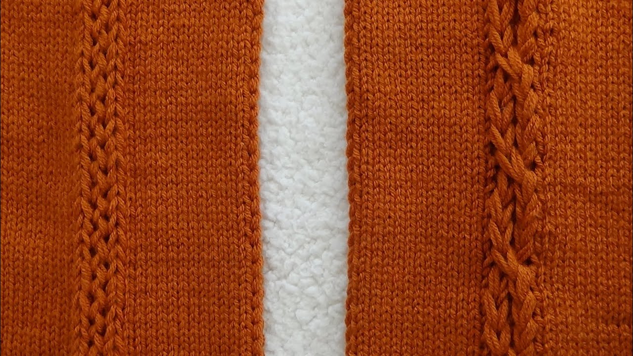 How to Machine Knit the Embossed Cable Scarf - YouTube