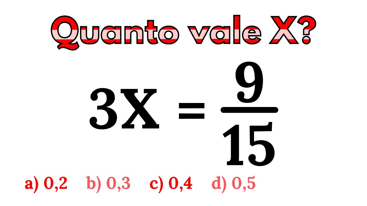 ️ Como Calcular o Valor de X? 🔵 MATEMÁTICA BÁSICA - YouTube