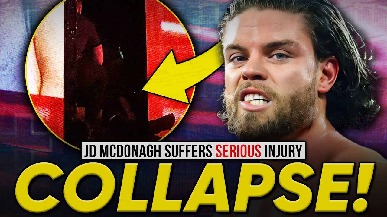 JD McDonagh Collapses Backstage After Serious Injury On Raw | WWE Signs ...