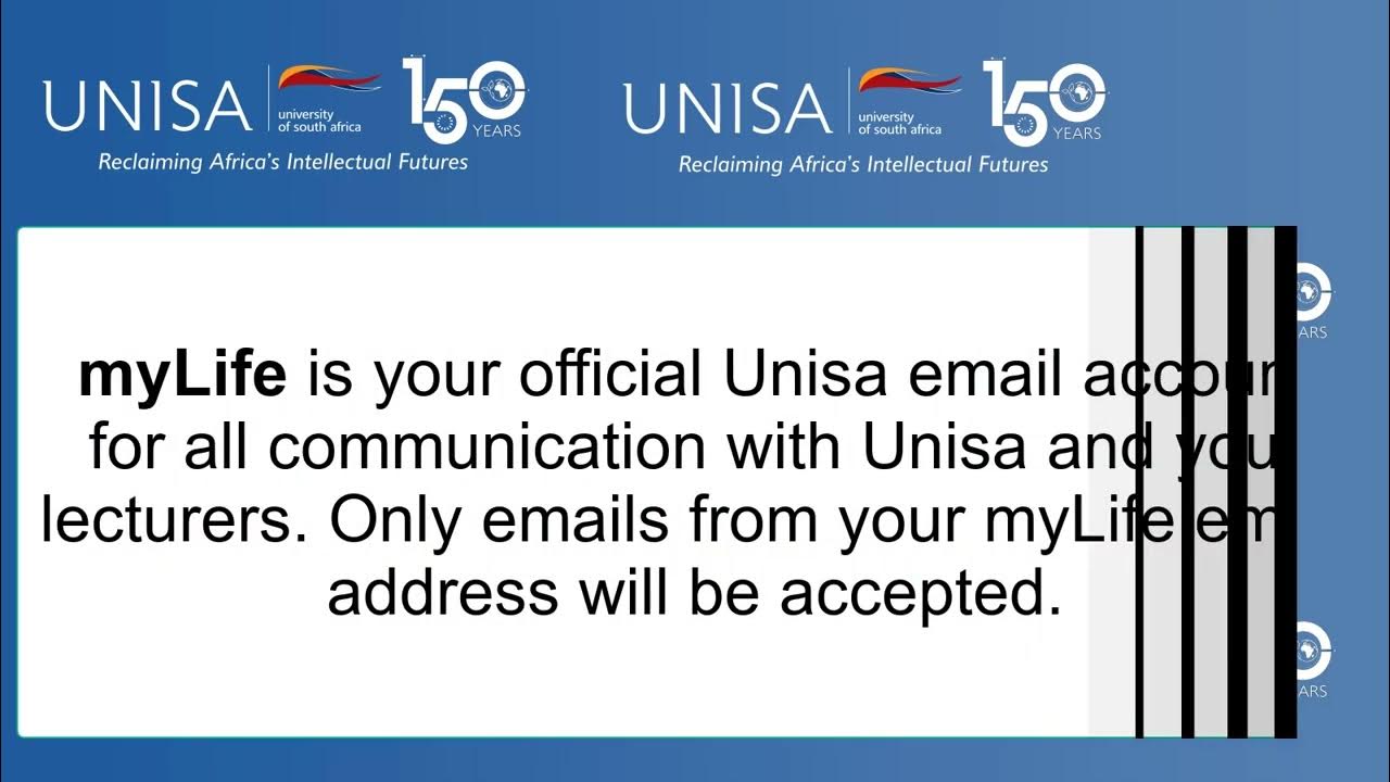 myUnisa myLife myAdmin myModules Introduction - YouTube