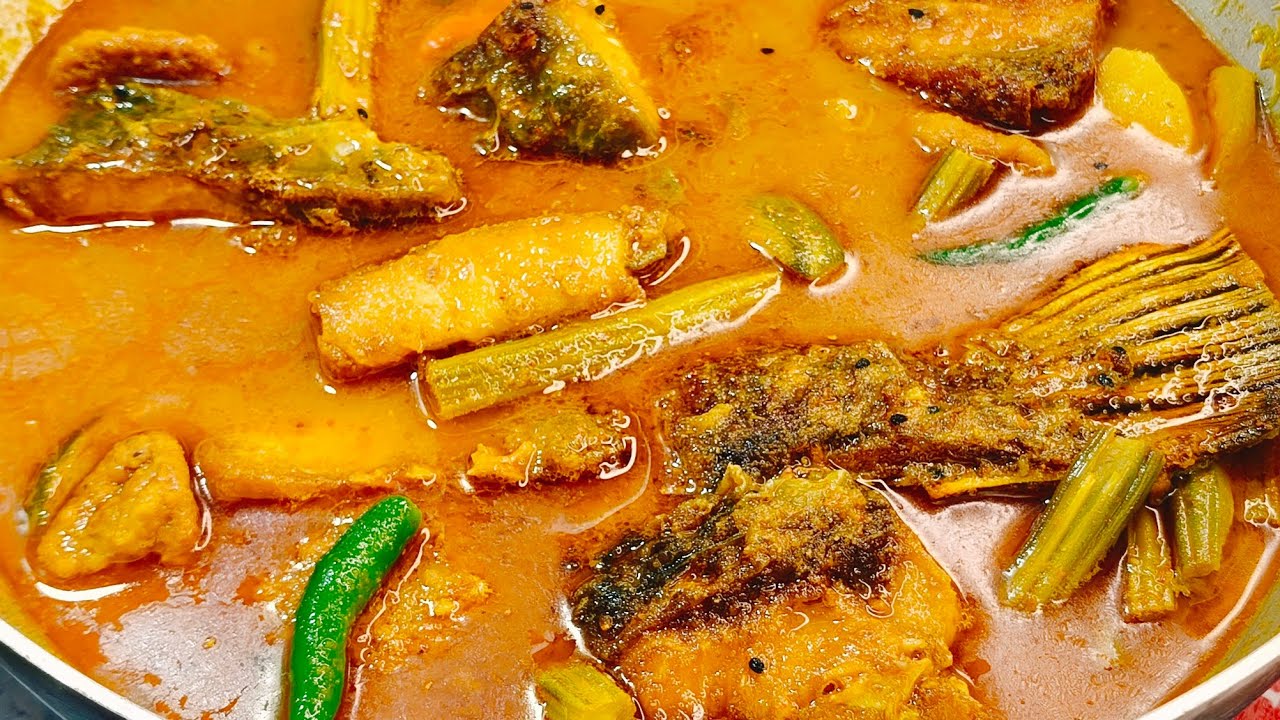 গরমে সবজি দিয়ে মাছের পাতলা ঝোল ll bengali fish recipe ll macher patla ...