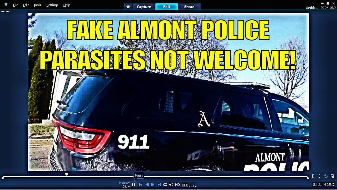 WATCH ME RUN CRIMINAL ALMONT, MICHIGAN POLICE OUT OF MY COMMUNITY # ...