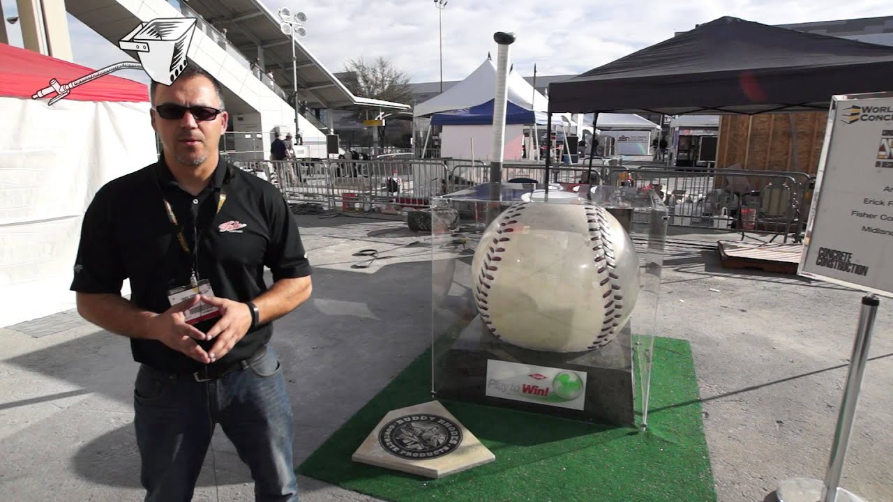 Decorative Concrete- Concrete Baseball - Fisher Companies, MI - World ...