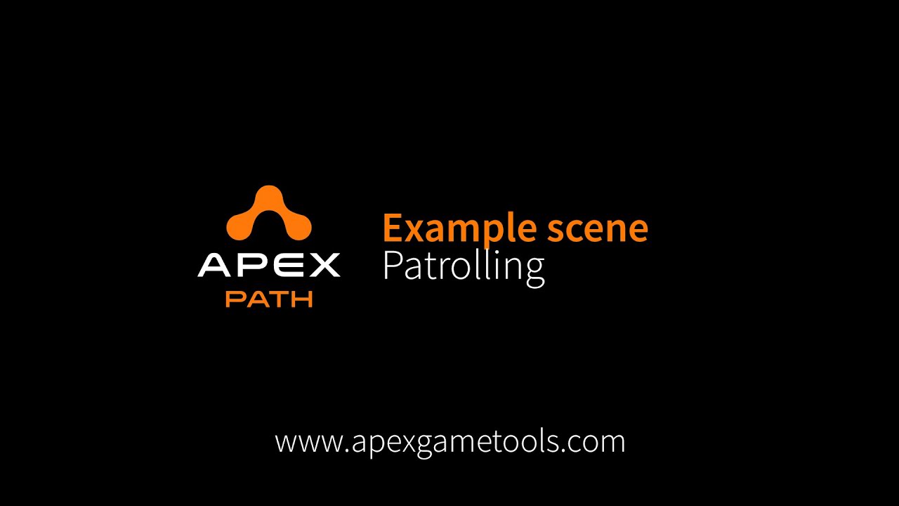 Apex Path Example scene Patrolling - YouTube