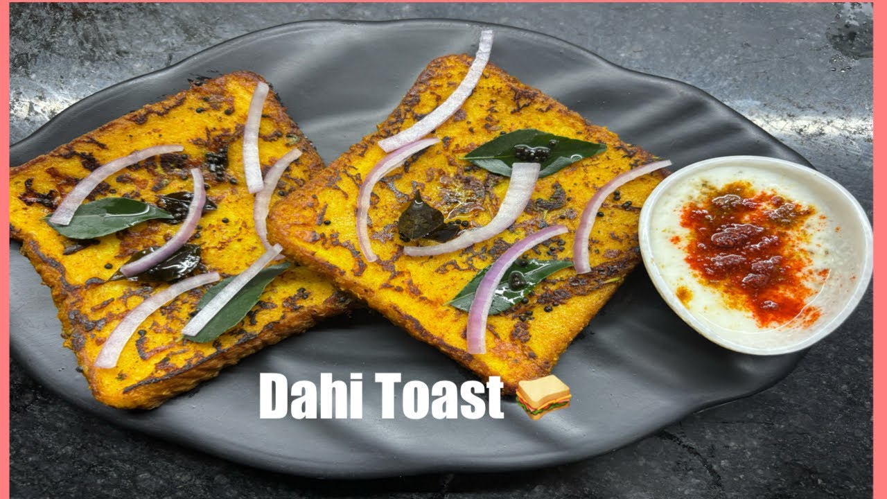 dahi toast recipe - YouTube