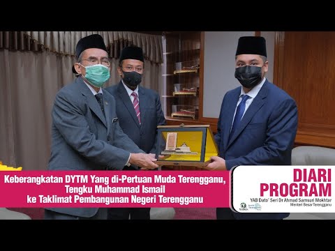 Keberangkatan DYTM Yang di-Pertuan Muda Terengganu, Tengku Muhammad ...