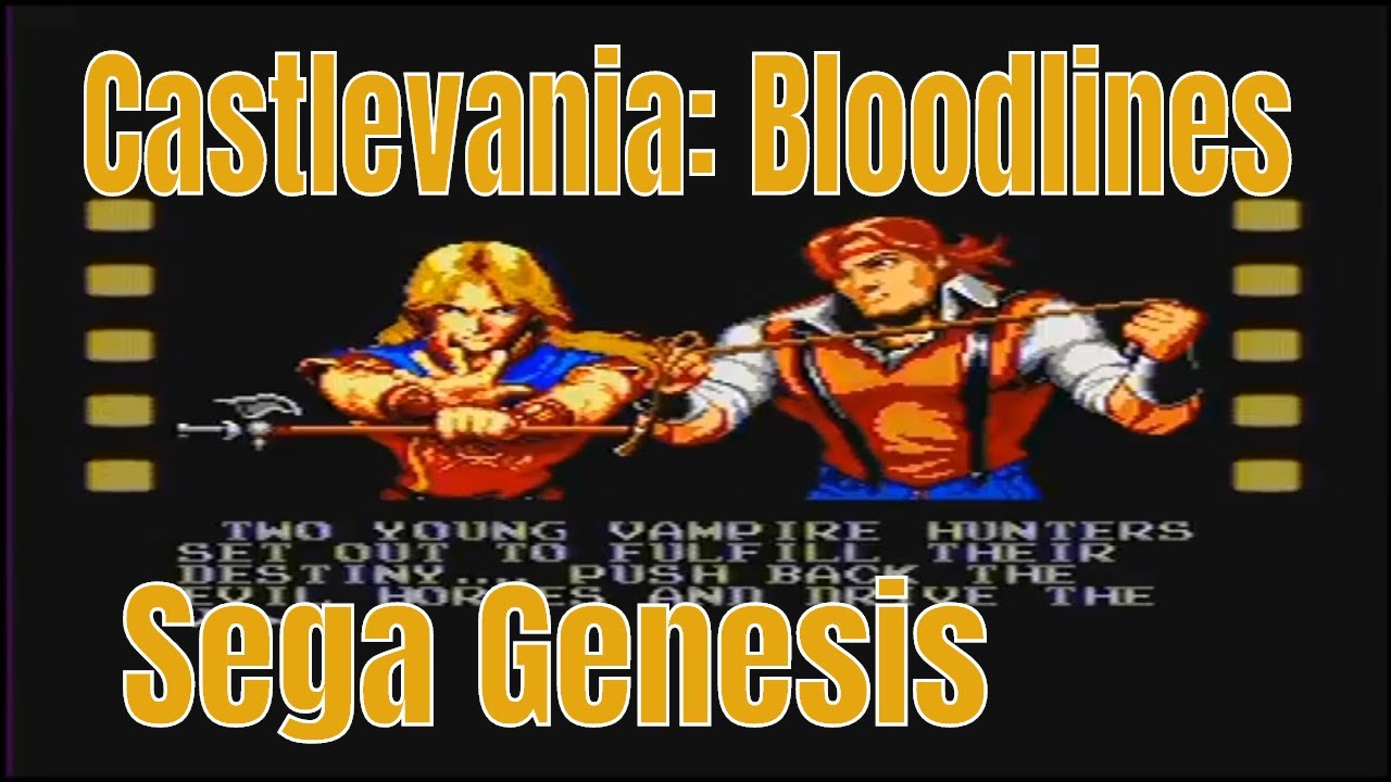 Castlevania: Bloodlines (Sega Genesis) gameplay - YouTube
