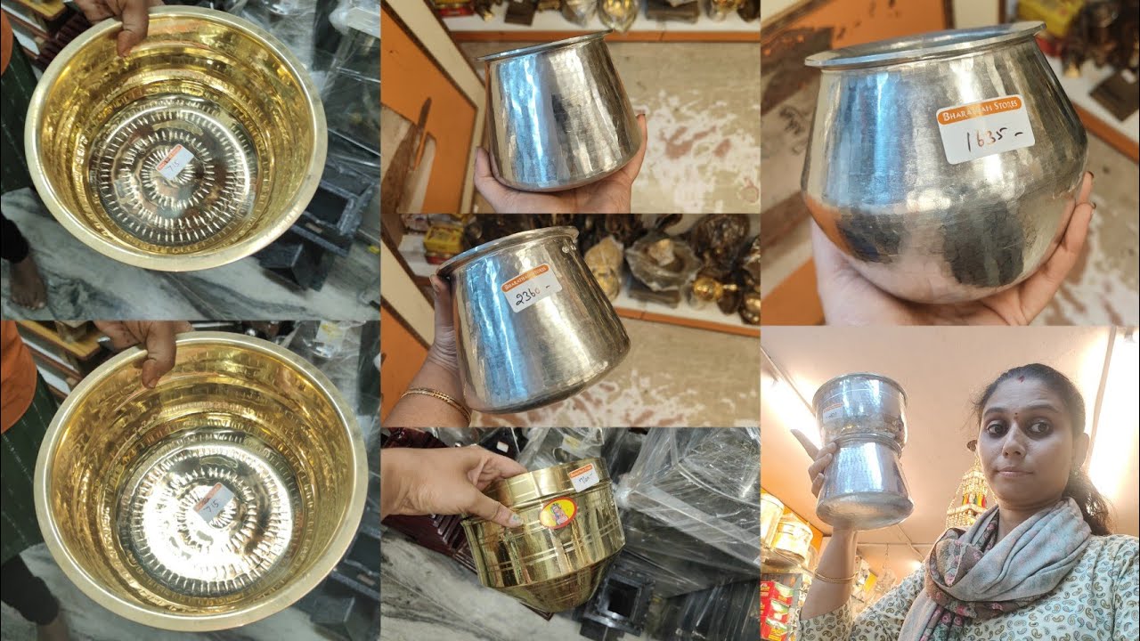 பித்தளை மற்றும் வெண்கல பாத்திரங்கள்|Brass & Vengalam Kitchenware ...