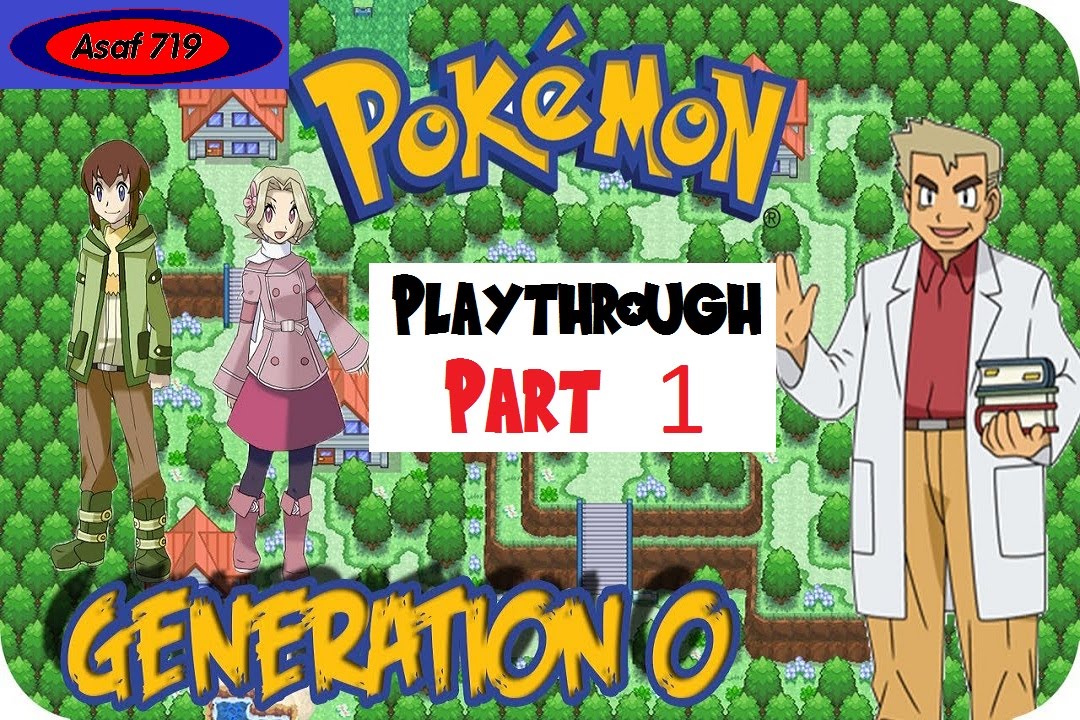 Pokemon Generation 0 Demo Playthrough Part 1 - YouTube