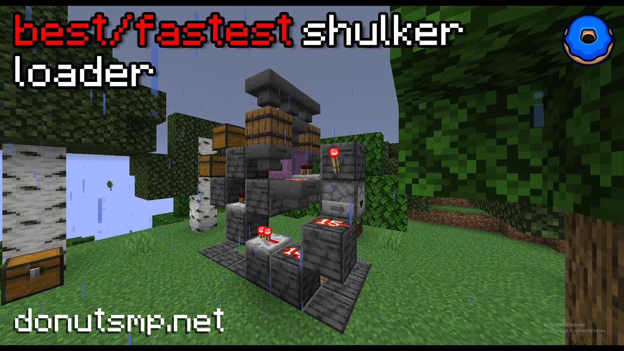 BEST SHULKER LOADER FOR DONUT SMP - YouTube